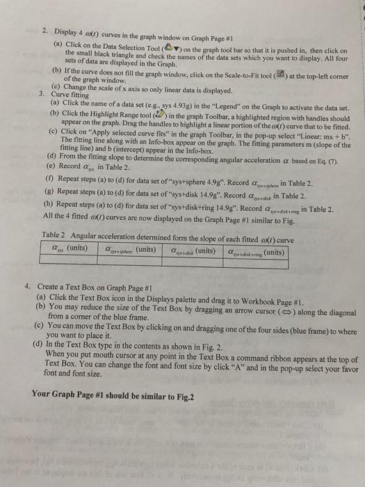 Provided data for Exp 8 and instructions for data | Chegg.com