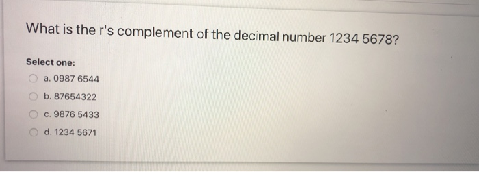 Solved What would be the two's complement 4-bit binary value | Chegg.com