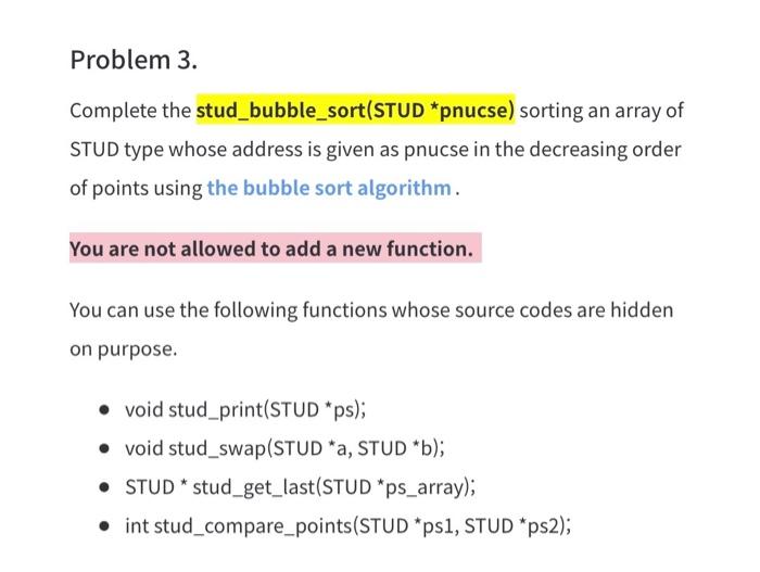 Solved This is a question in C language. Use the source code | Chegg.com