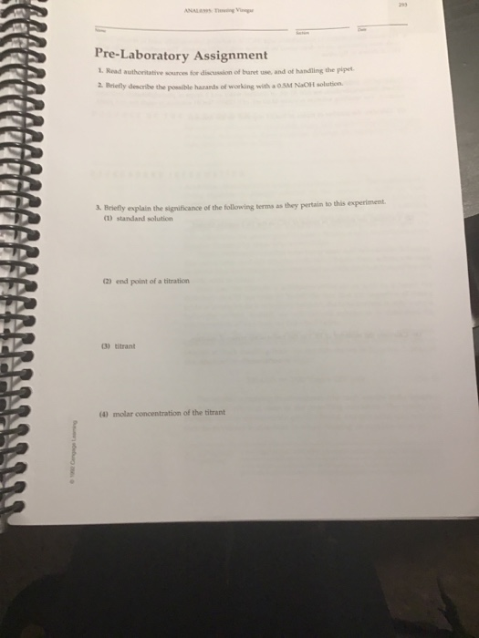 Solved Pre-Laboratory Assignment 1. Read authoritative | Chegg.com