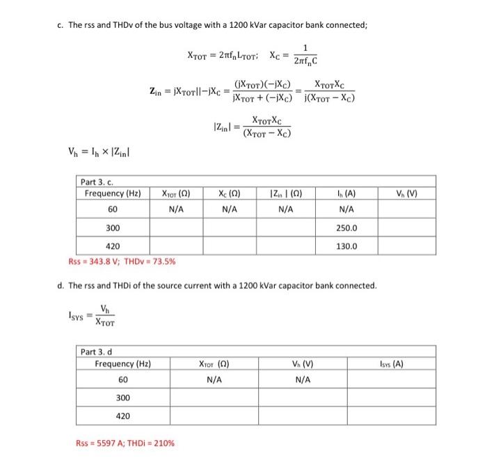 Solved 1. Determine the THDi and rss values of a current | Chegg.com