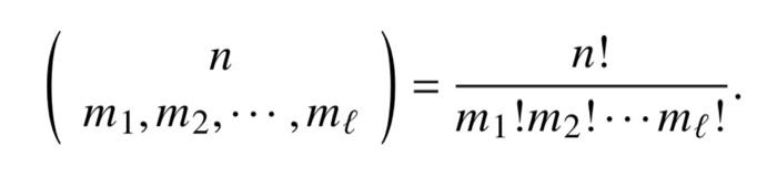 Demostration Of The Multinomial Coefficient A 