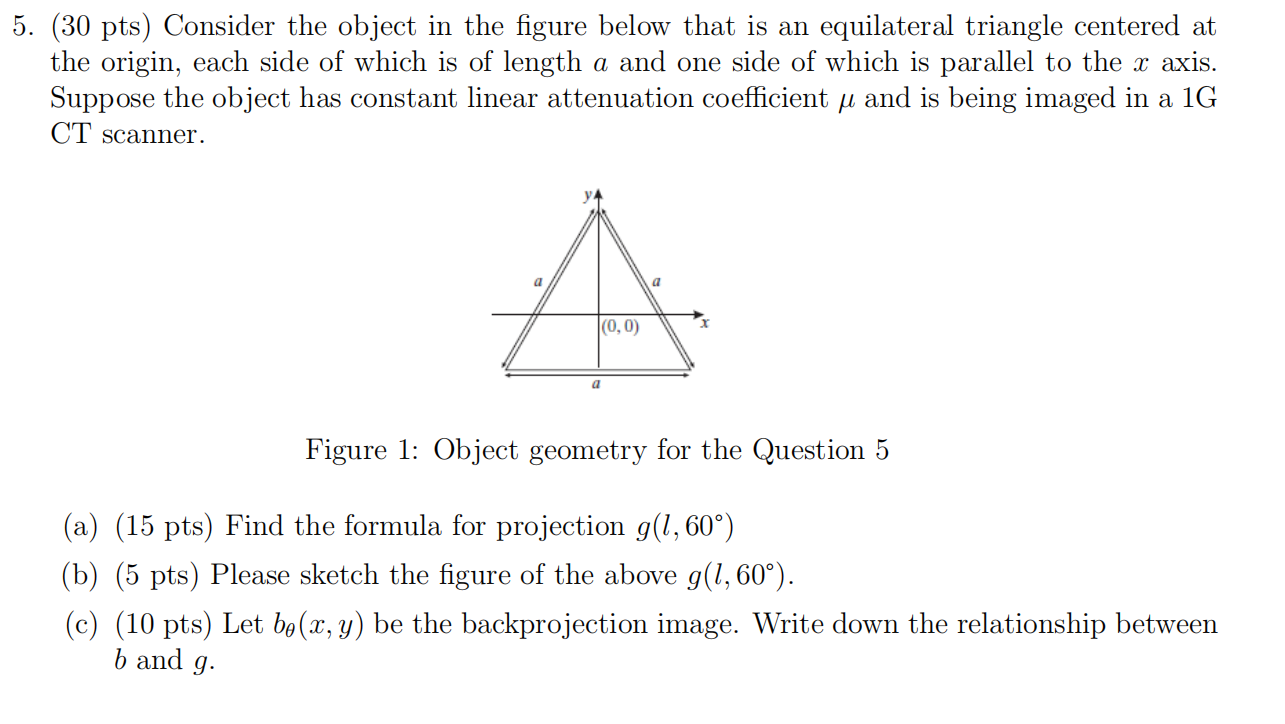 Solved (30 ﻿pts) ﻿Consider the object in the figure below | Chegg.com