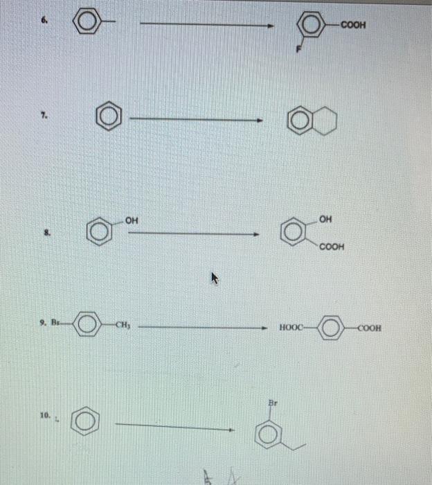 Solved COOH 7. о он ОН 8. О O COOH 9. В Кн, HOOC COOH Br 10. | Chegg.com