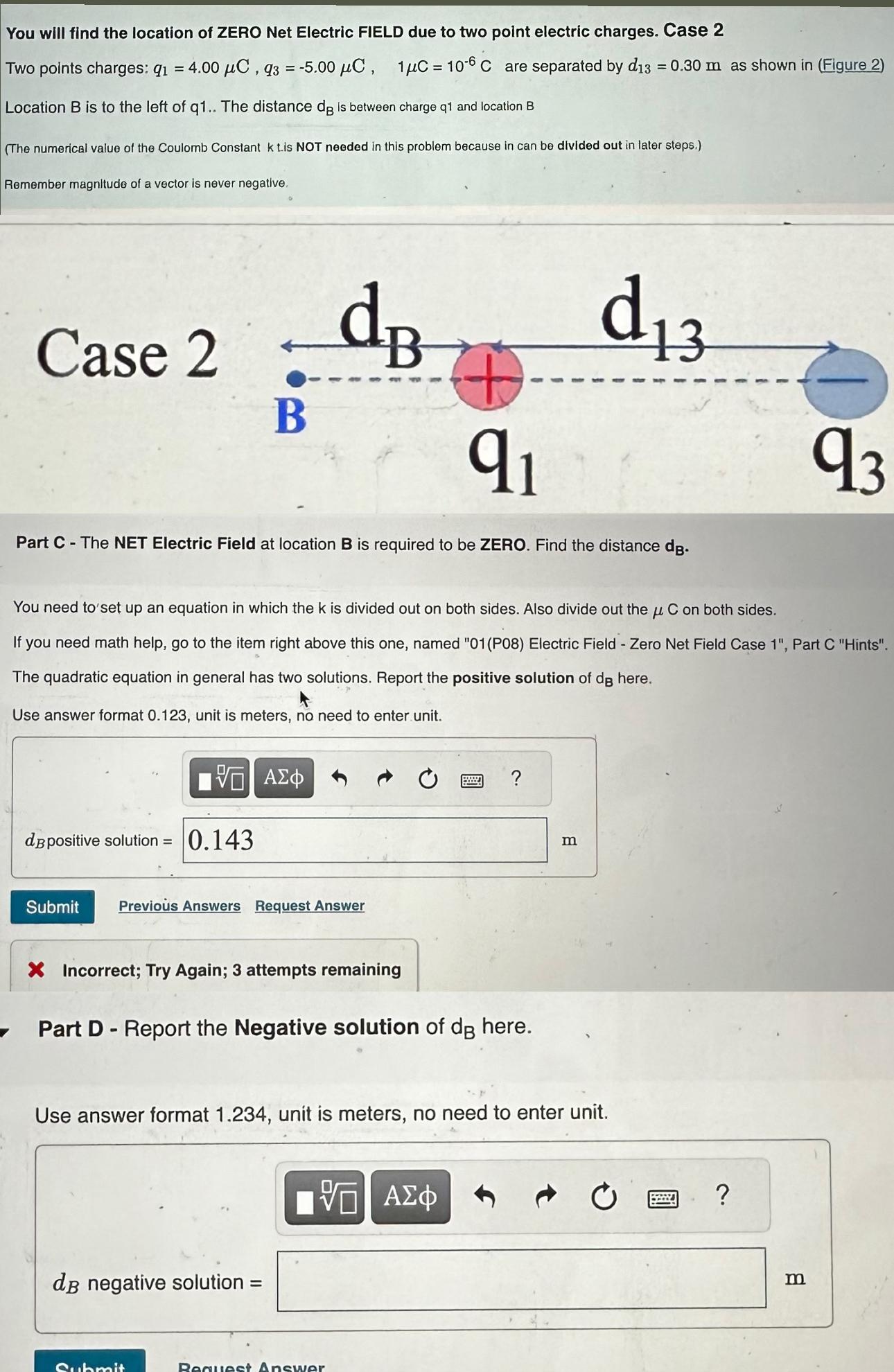 Solved You will find the location of ZERO Net Electric FIELD | Chegg.com