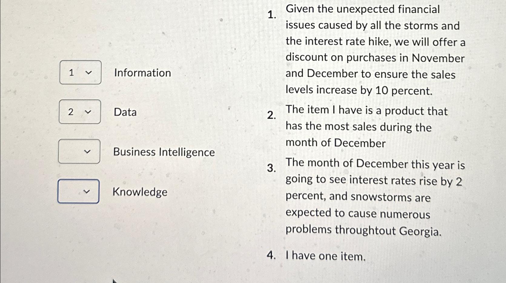 Solved Given the unexpected financial issues caused by all | Chegg.com