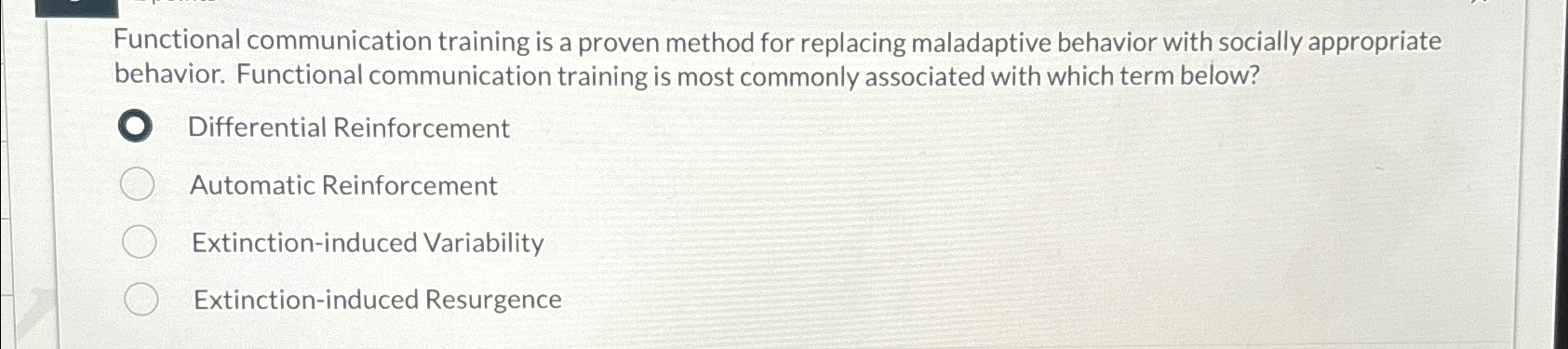 Solved Functional communication training is a proven method | Chegg.com
