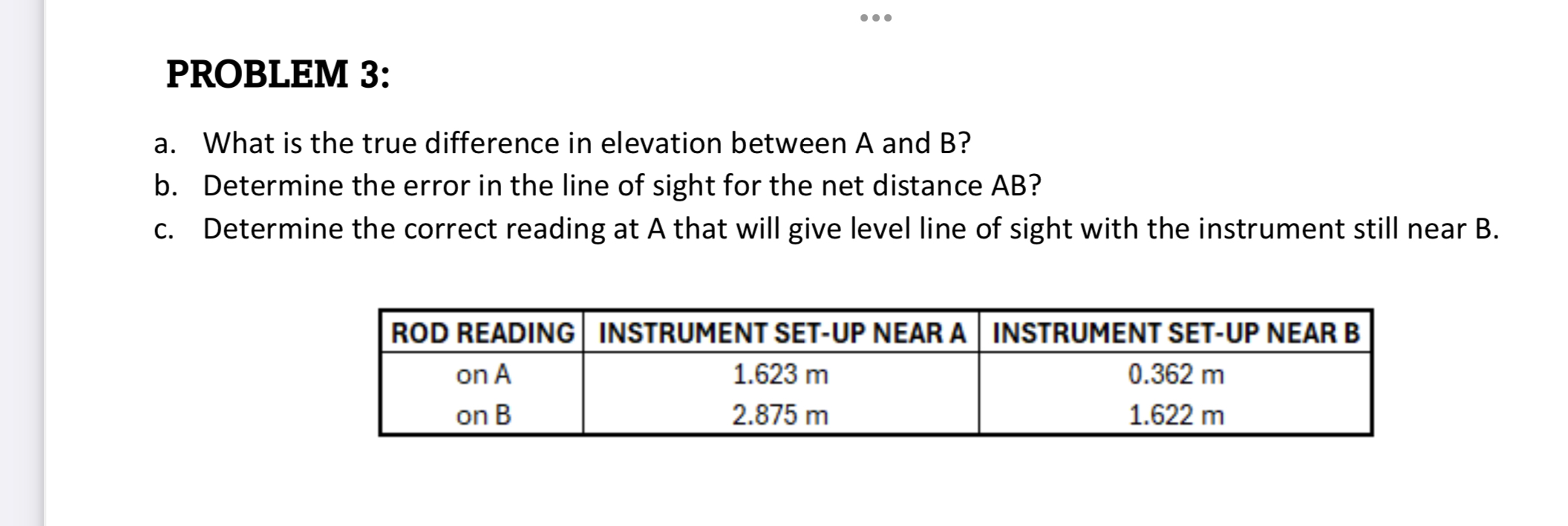 Solved PROBLEM 3:a. ﻿What is the true difference in | Chegg.com
