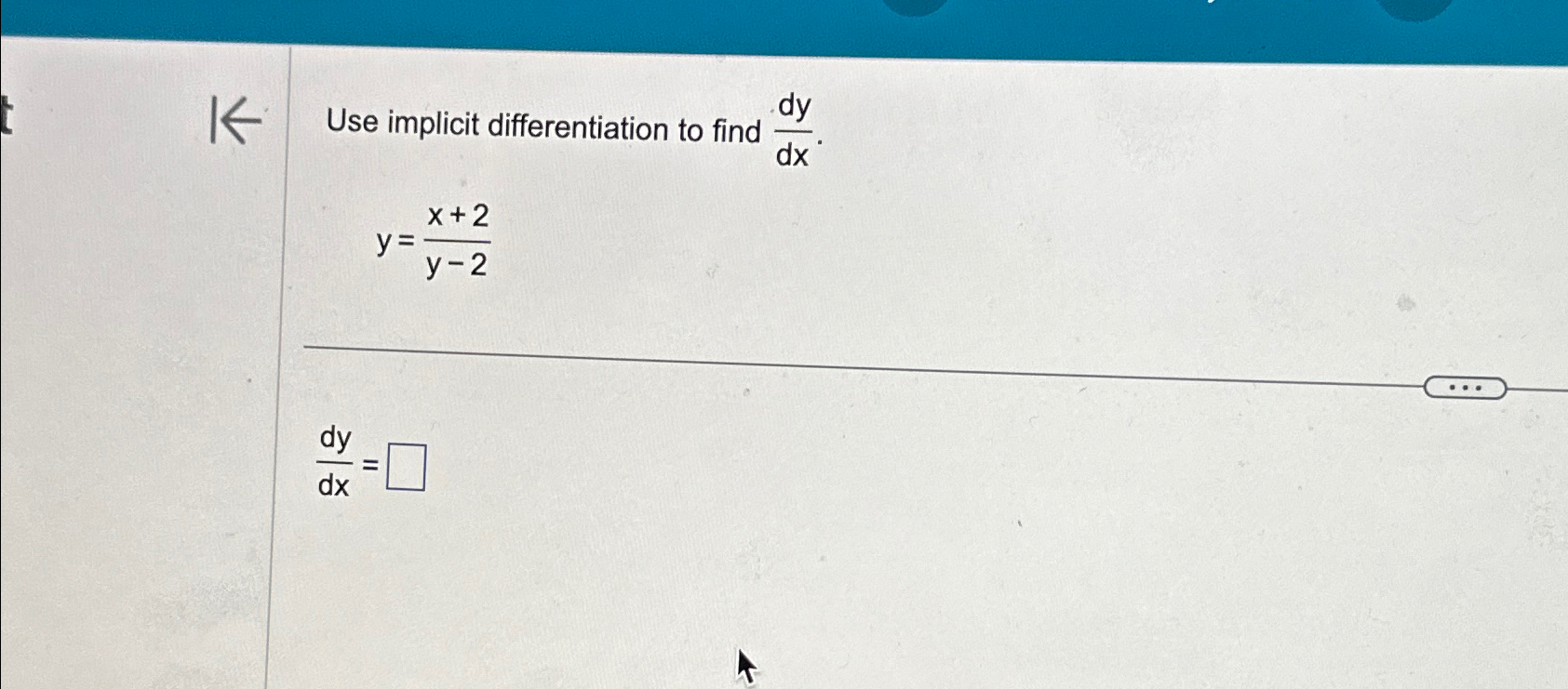 Solved Use implicit differentiation to find | Chegg.com