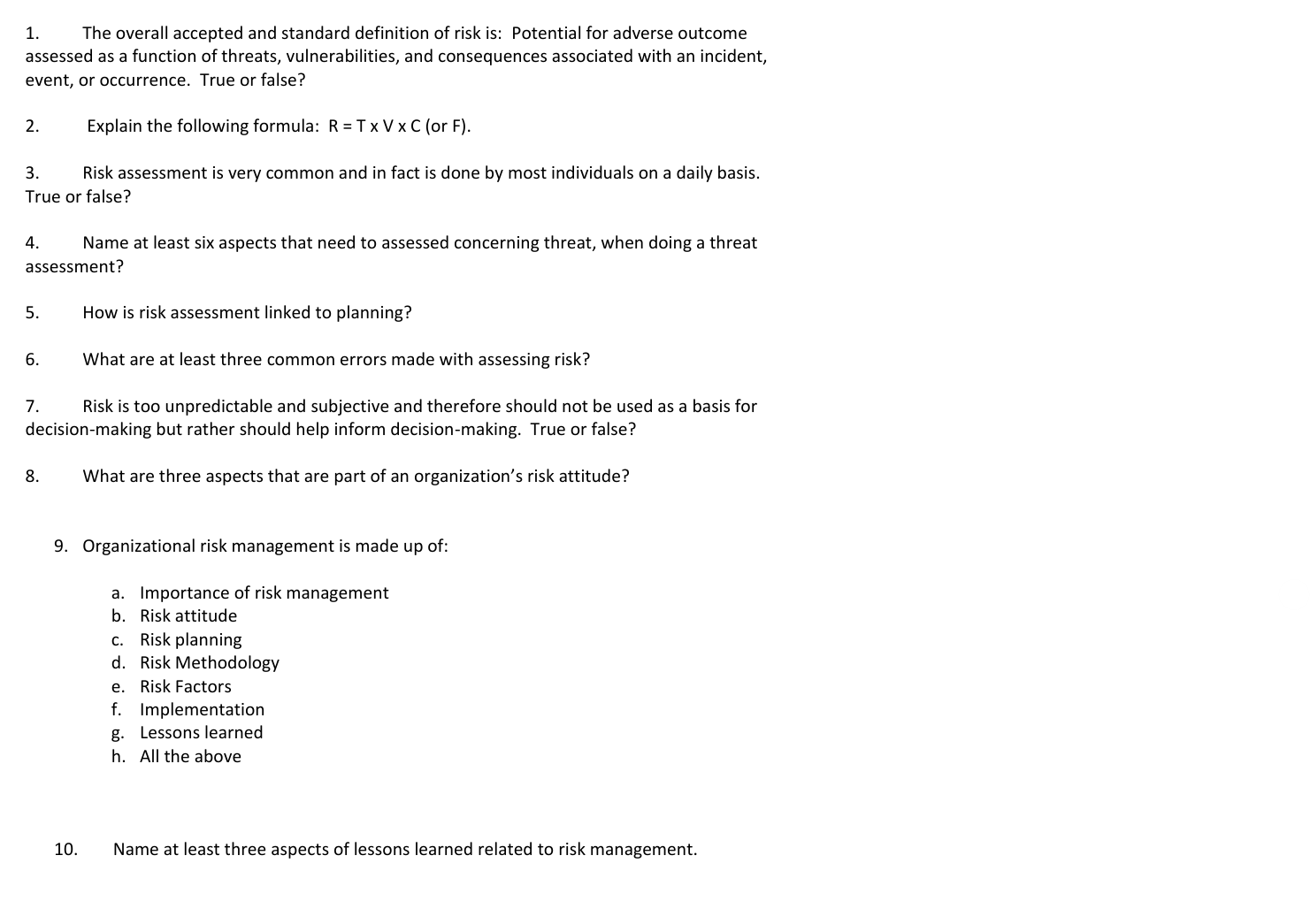 Solved 1. ﻿The overall accepted and standard definition of | Chegg.com