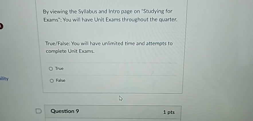 Solved By viewing the Syllabus and Intro page on "Studying | Chegg.com