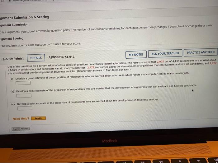 Solved gnment Submission & Scoring gnment Submission his | Chegg.com