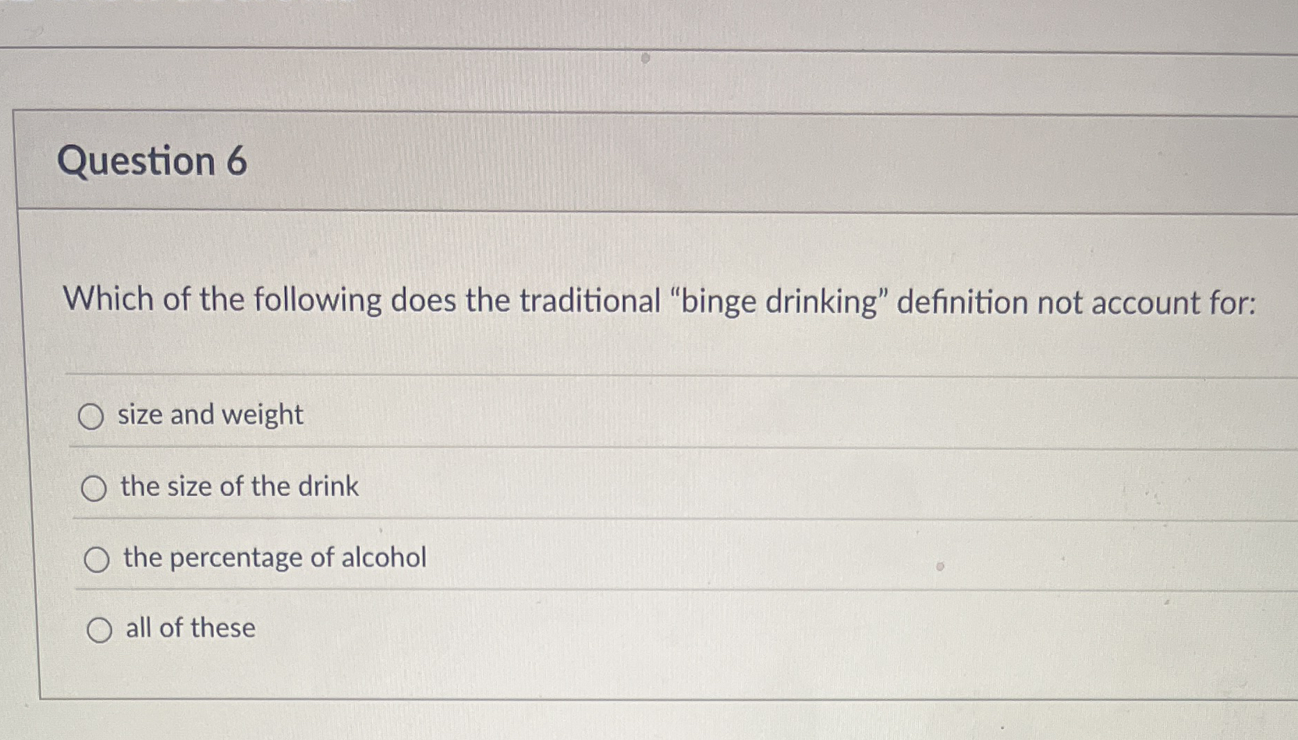 Solved Question 6Which of the following does the traditional | Chegg.com