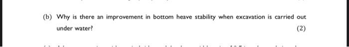 Solved (b) Why is there an improvement in bottom heave | Chegg.com