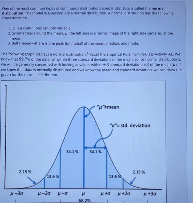 Solved One of the most common types of continuous | Chegg.com