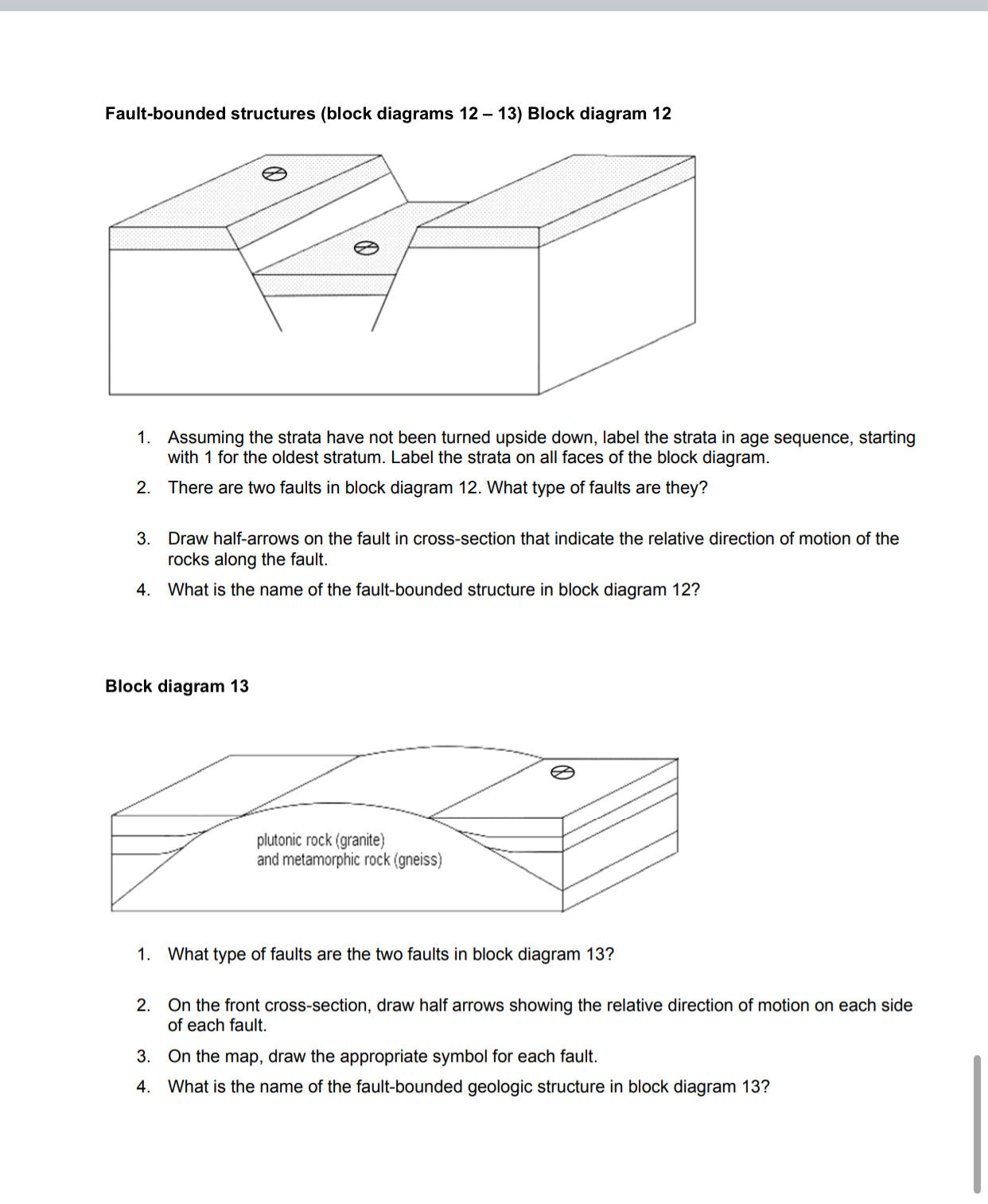 Solved Fault-bounded structures (block diagrams 12 - 13) | Chegg.com