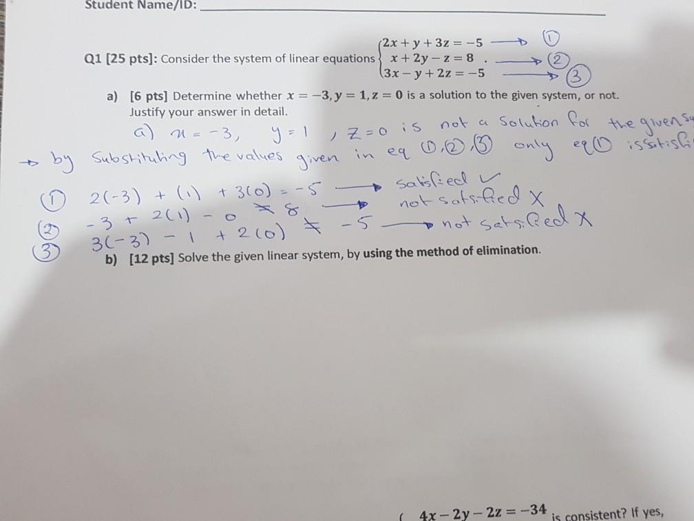 Solved PLEASE SOLVE PART B ONLY DO NOT USE GAUSSIAN | Chegg.com