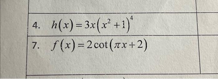 2.5 Basic Differentiation Rules Homework Answers Solved Use