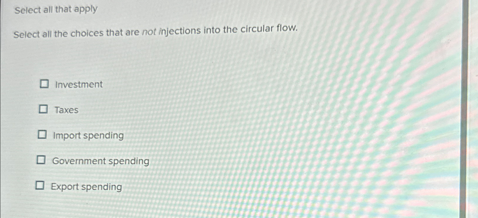 Solved Select all that applySelect all the choices that are | Chegg.com