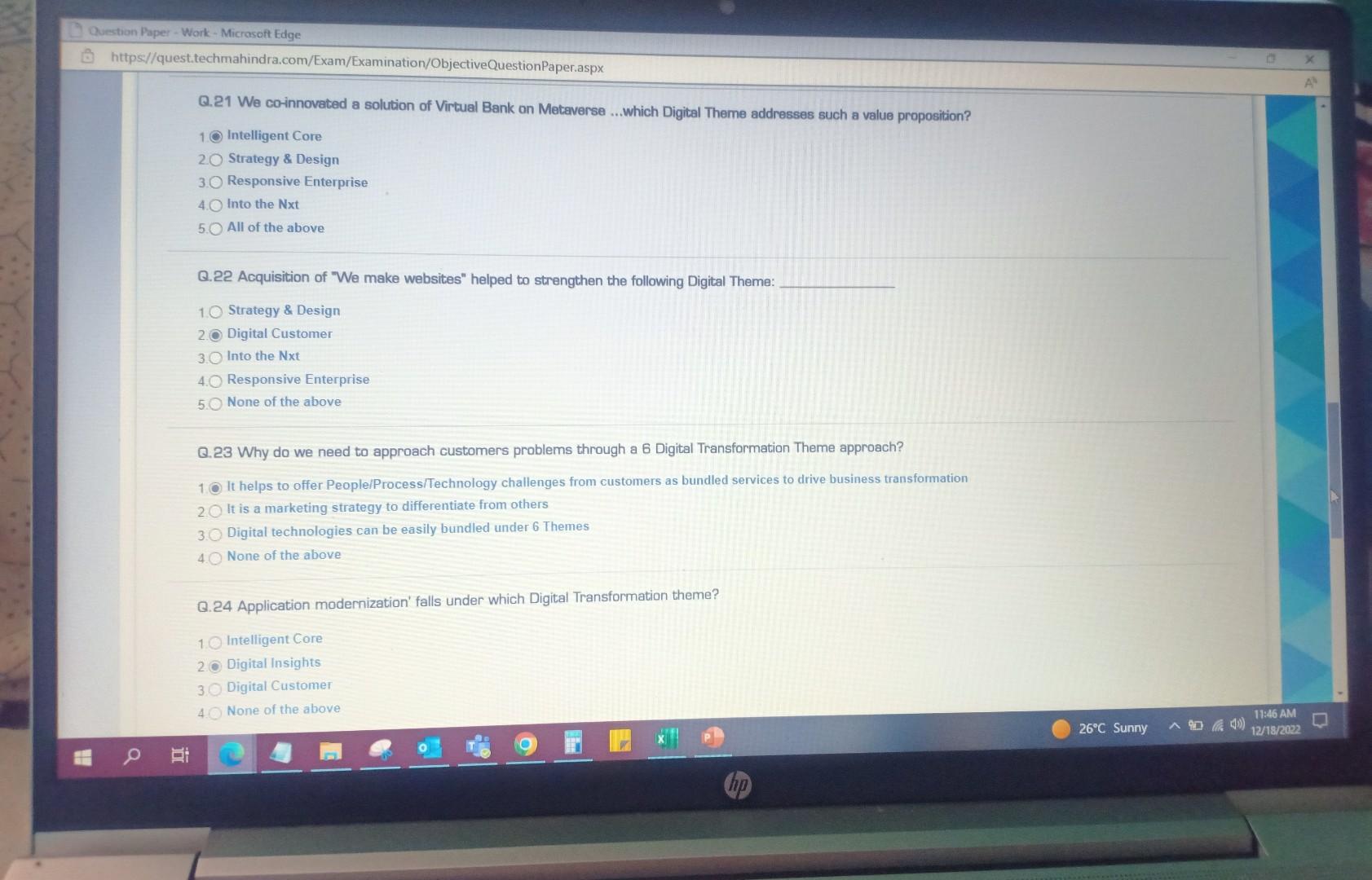 Solved Q 21 We Co innovated A Solution Of Virtual Bank On Chegg