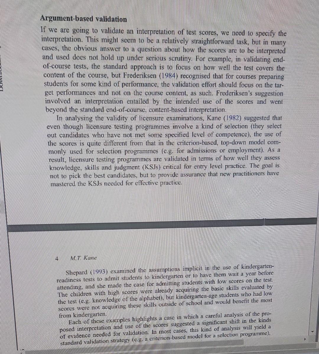 Argument Based Validation If We Are Going To Validate