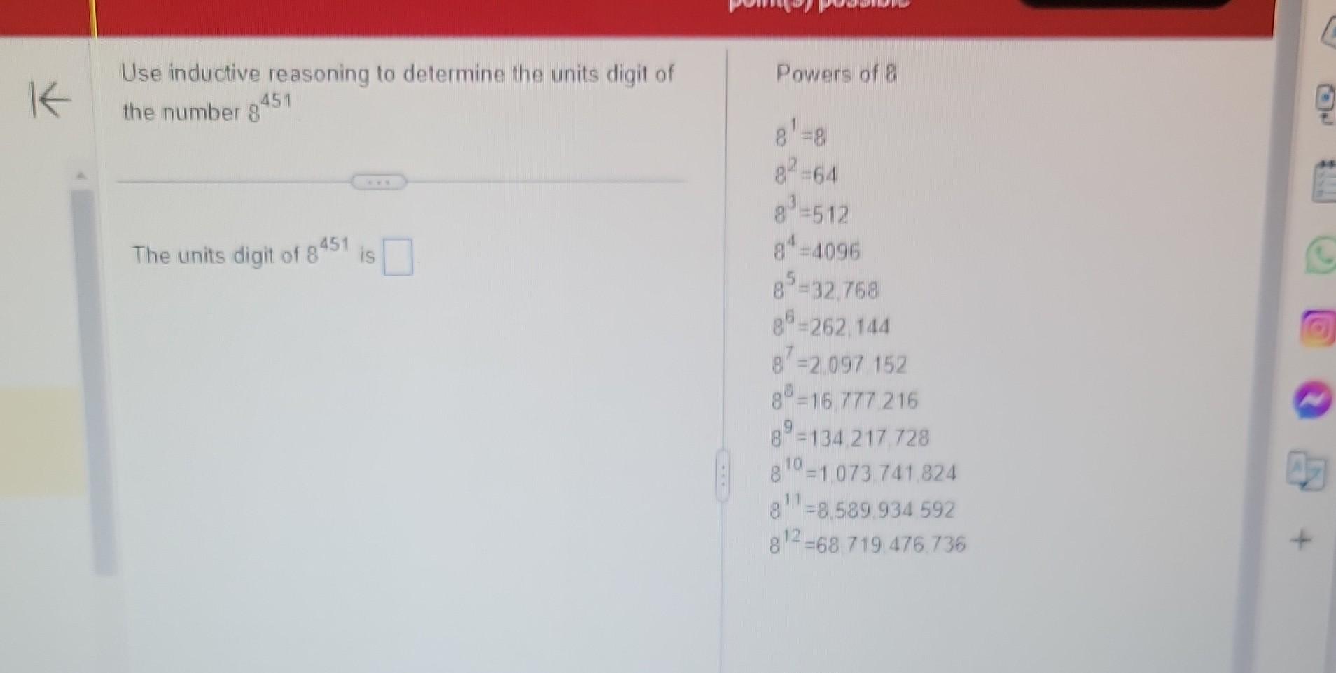 Solved \begin{tabular}{l|l} Use inductive reasoning to | Chegg.com