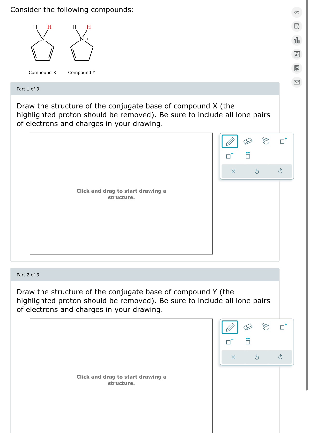Solved Consider the following compounds:Compound xCompound | Chegg.com