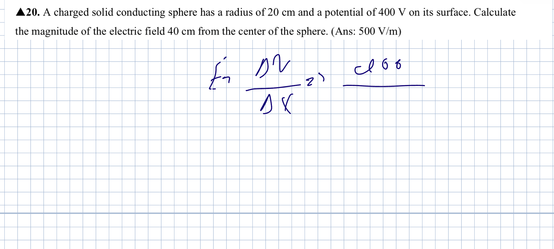 Solved A charged solid conducting sphere has a radius of | Chegg.com