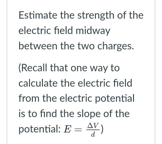 Solved Using the Phet simulation: charges and fields, draw | Chegg.com