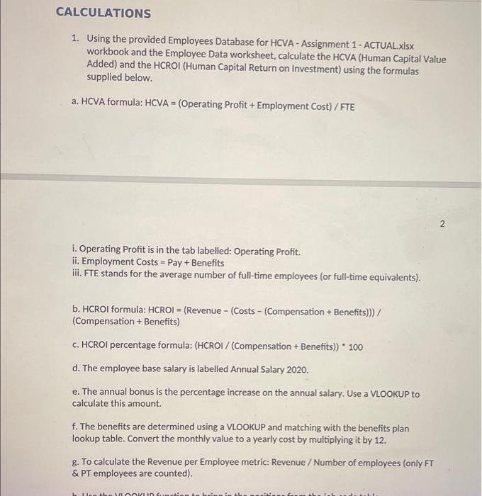 Solved CALCULATIONS 1. Using the provided Employees Database | Chegg.com