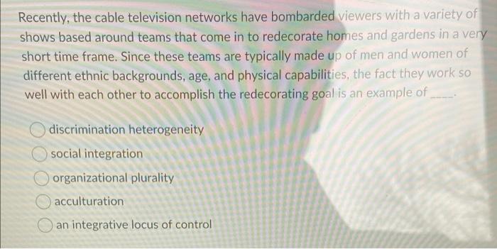 Solved Recently, the cable television networks have | Chegg.com