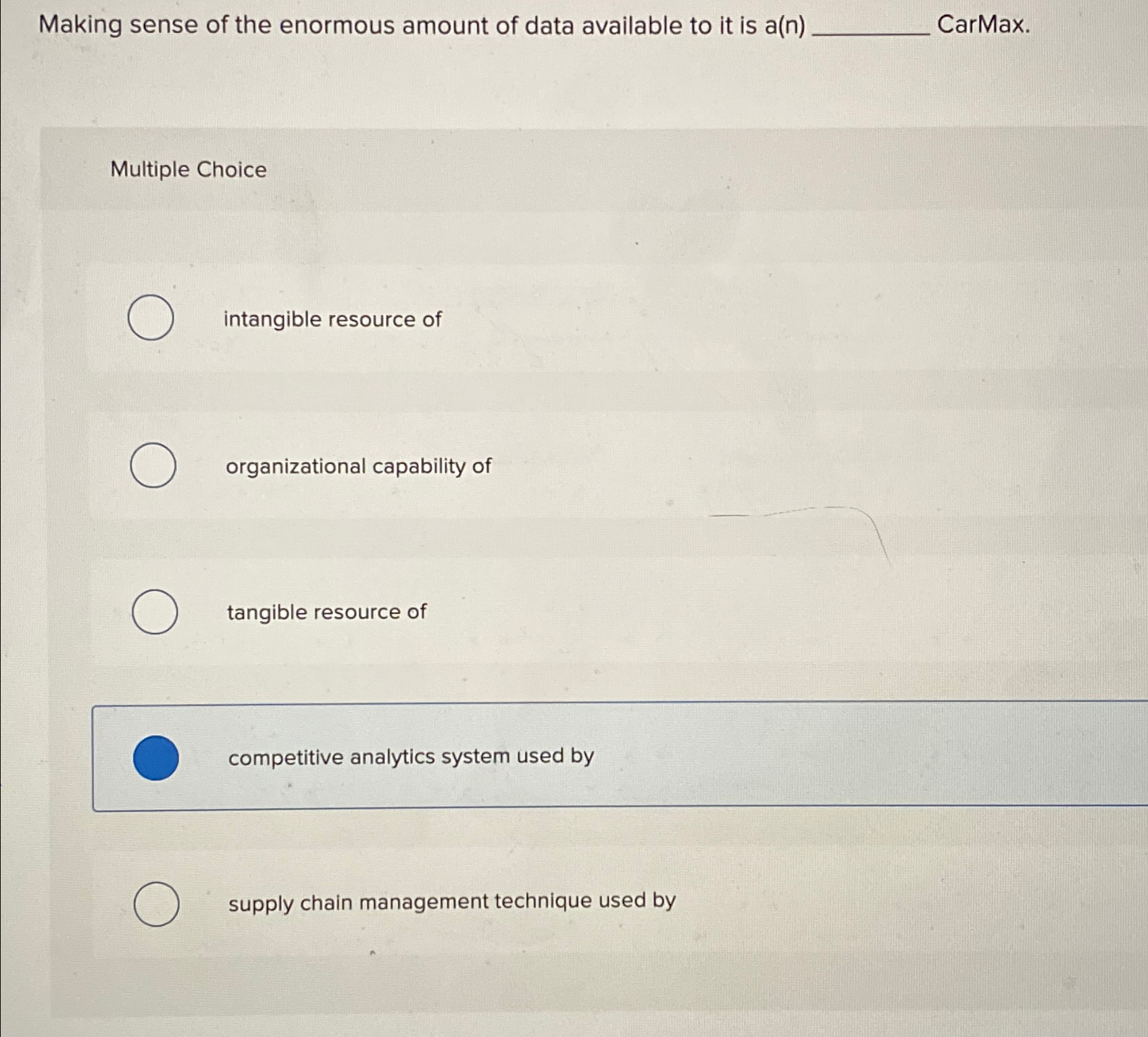 Solved Making sense of the enormous amount of data available | Chegg.com