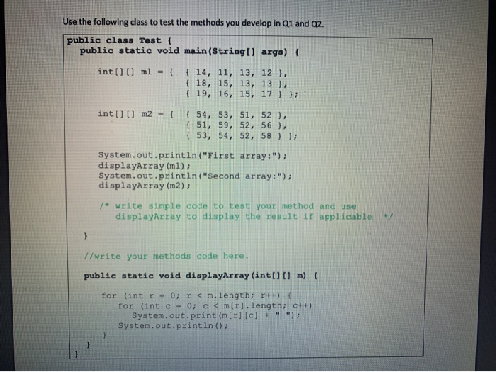 Solved Q1. [10 marks] Write code that finds the sum of two | Chegg.com