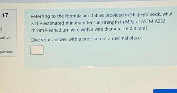 Solved Referring to the formula and tables provided in | Chegg.com