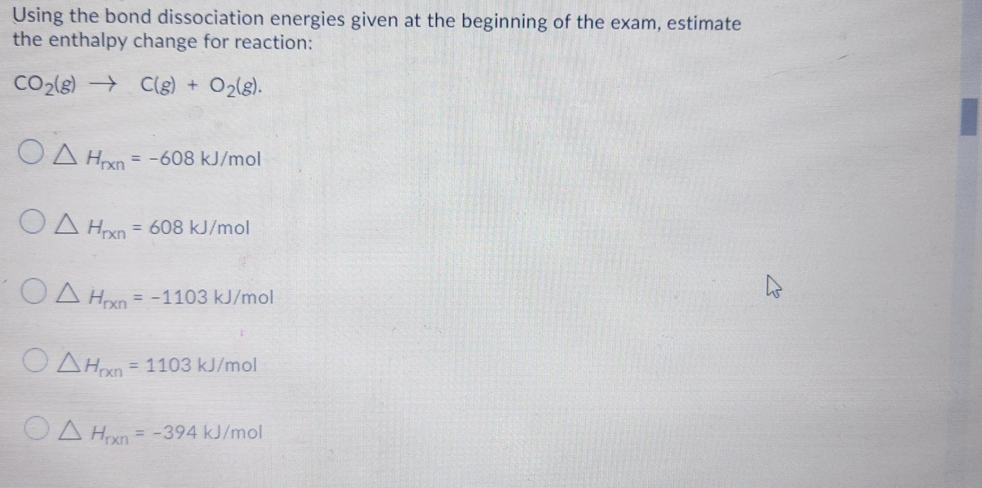Solved Consider the following two reactions and the | Chegg.com
