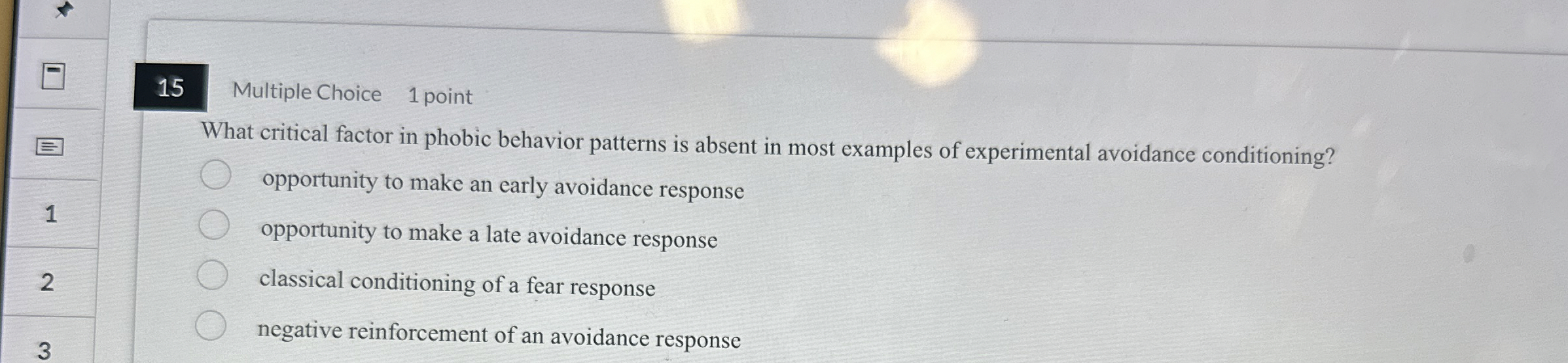 Solved 15Multiple Choice1 ﻿pointWhat critical factor in | Chegg.com