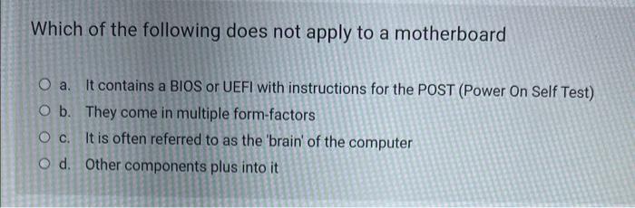 Solved Which of the following devices could you embed | Chegg.com
