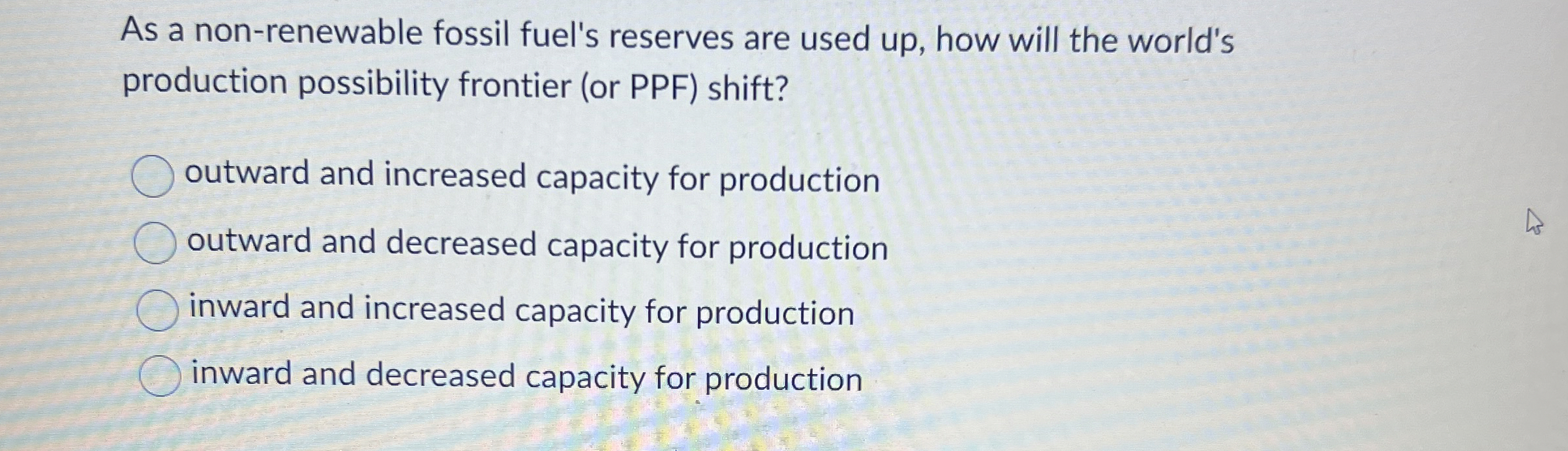 Solved As a non-renewable fossil fuel's reserves are used | Chegg.com