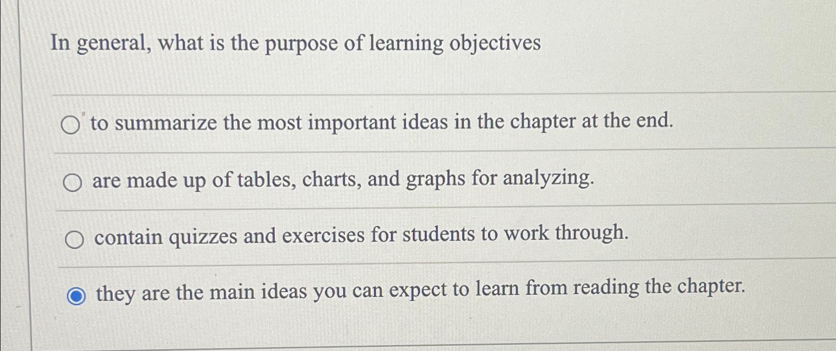 Solved In general, what is the purpose of learning | Chegg.com