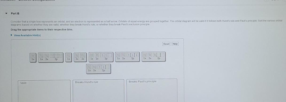 Solved Rules for writing electron configuration An electron | Chegg.com
