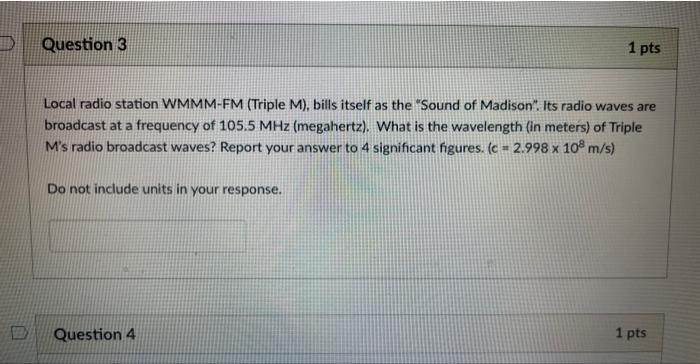 Solved Local radio station WMMM-FM (Triple M), bills itself | Chegg.com