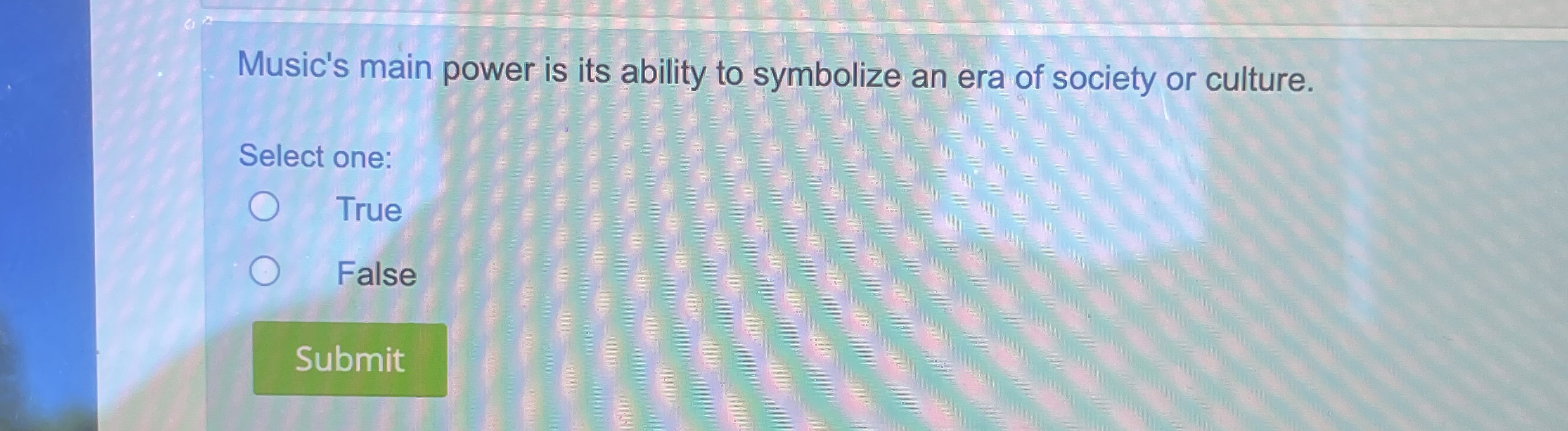 Solved Music's main power is its ability to symbolize an era | Chegg.com