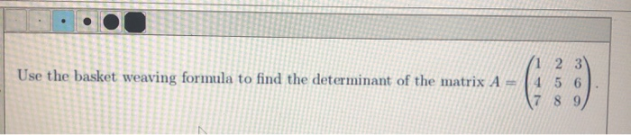 Solved Use the formula for the inverse of a matrix that was | Chegg.com