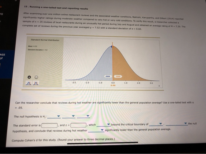 Solved 14. More practice computing power A researcher is | Chegg.com