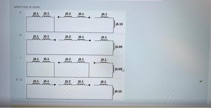 Solved which network represents the zero sequence network of | Chegg.com