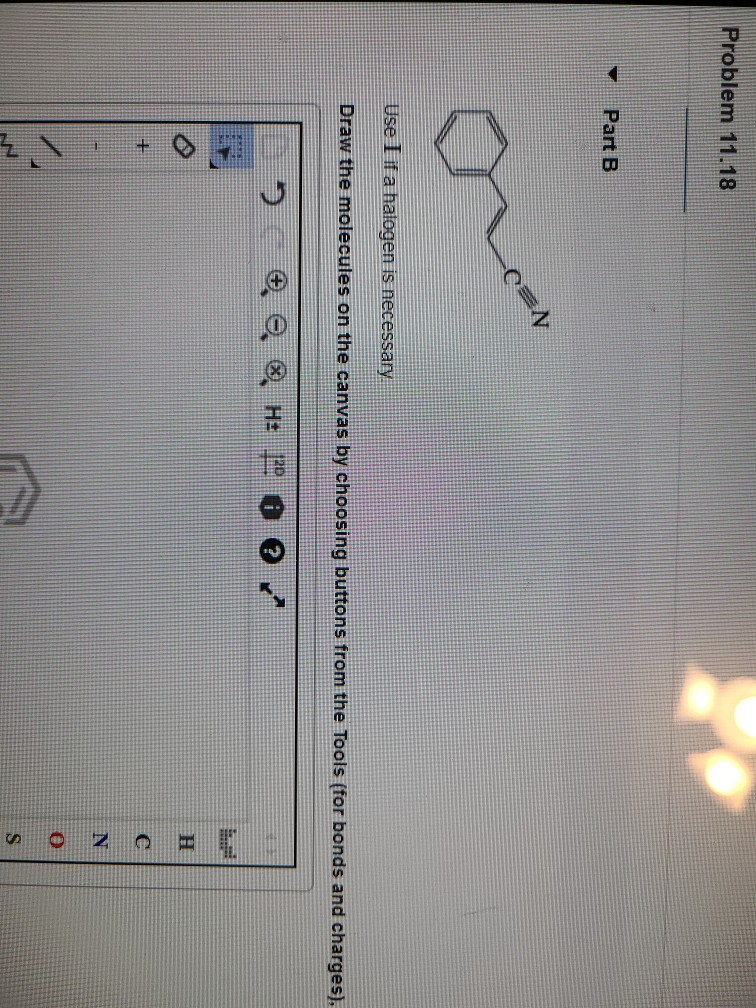 Solved Problem 11.18 What reactants are needed to synthesize | Chegg.com