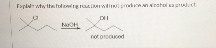 Solved Explain why the following reaction will not produce | Chegg.com