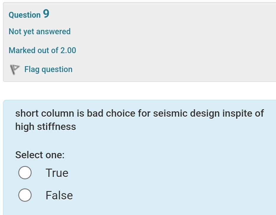 Question 9Not yet answeredMarked out of 2.00Flag | Chegg.com Question 9Not yet answeredMarked out of 2.00Flag | Chegg.com