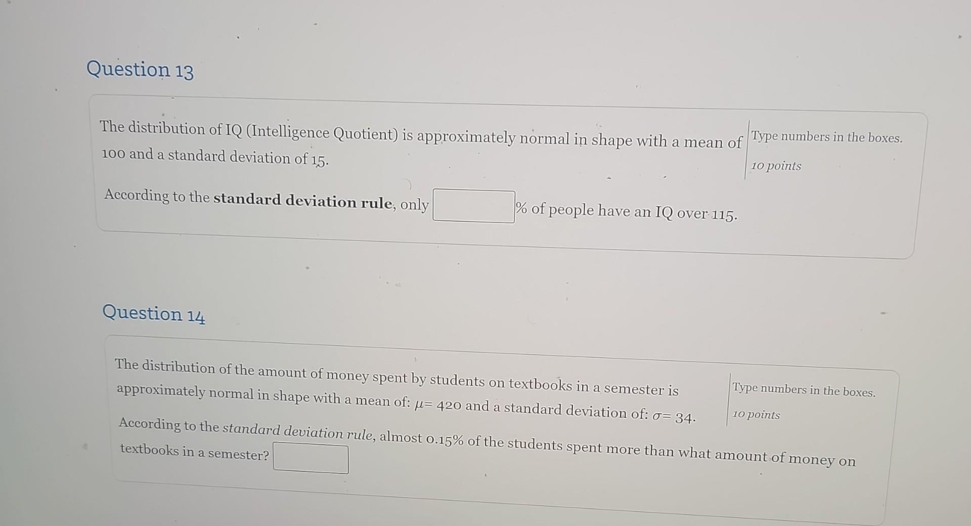 Solved The boxplots below show the number of marshmallows in | Chegg.com