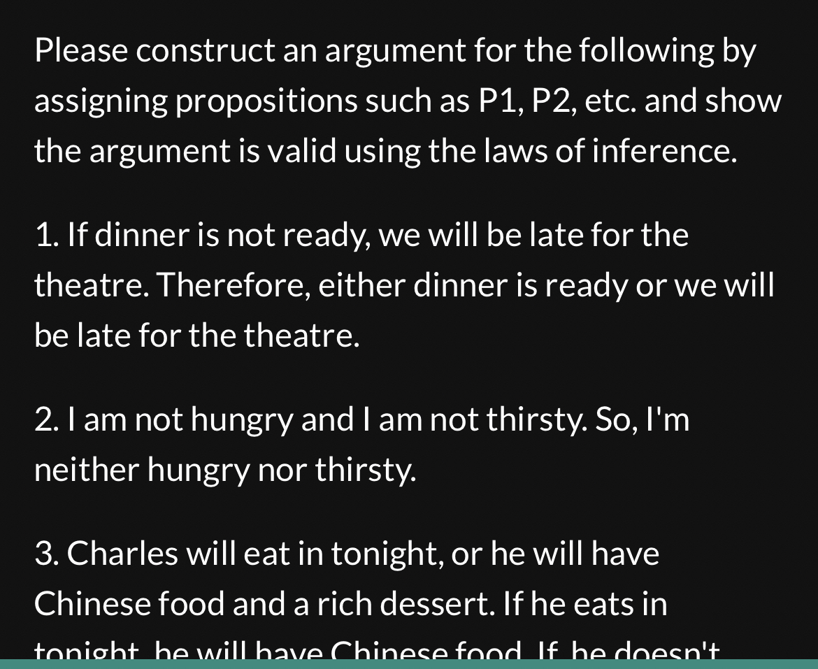 Solved Please construct an argument for the following by | Chegg.com